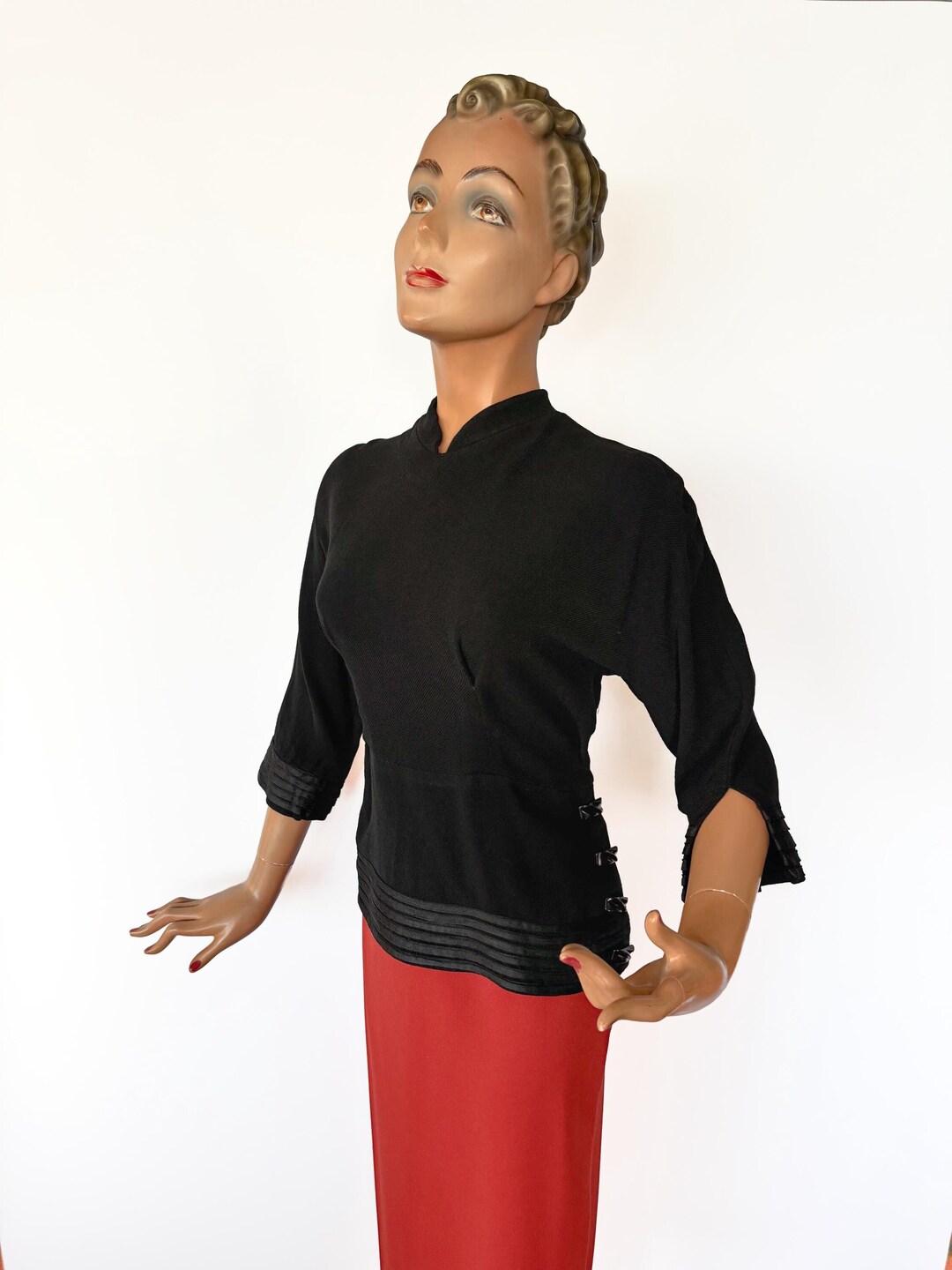 1920s/30s Wool Crepe Tunic Flapper Top | Medium - Etsy