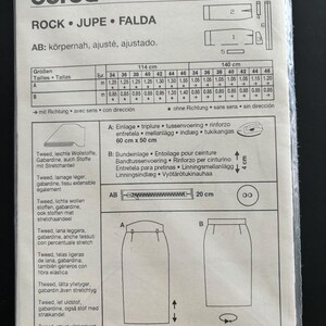 Burda Easy 8155 Pencil Skirt Size 8-20 Sewing Pattern - Etsy