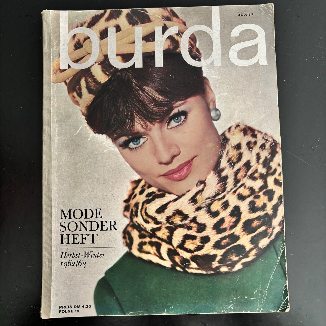 Burda Fall Winter 1962/63 With One Pattern Sheet - Etsy