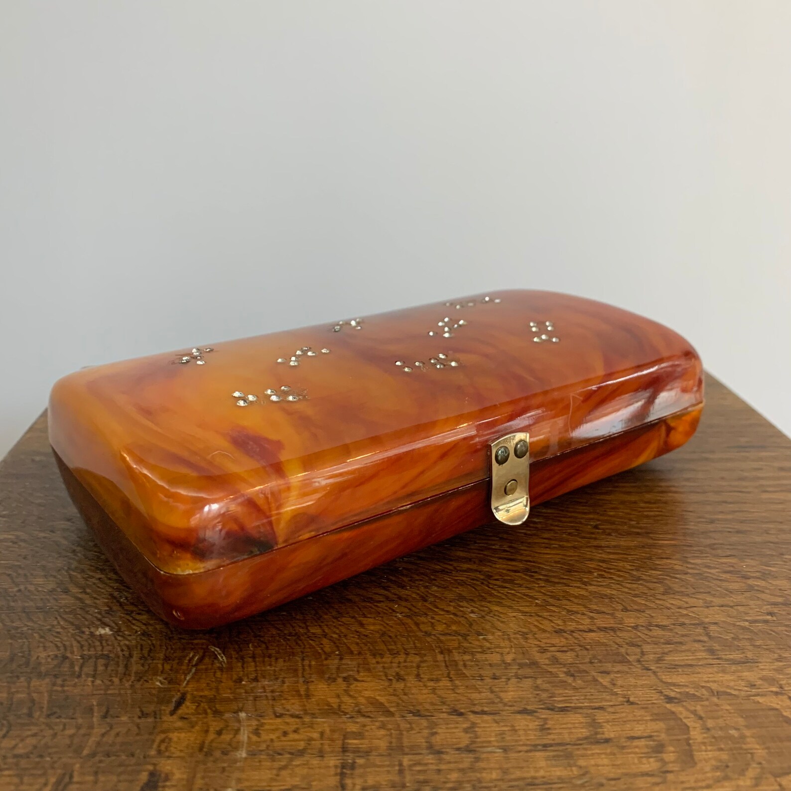 1950s Ilene Tortoise Lucite Clutch Bag - Etsy