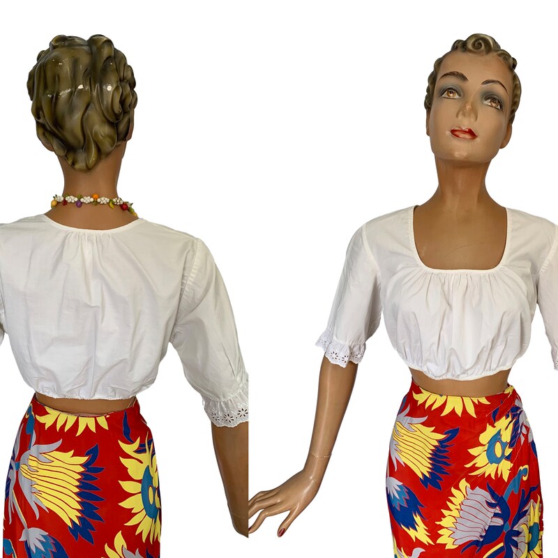 Rockabilly Crop Top - Etsy