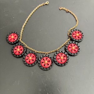 1950s Cartwheel Necklace - Etsy