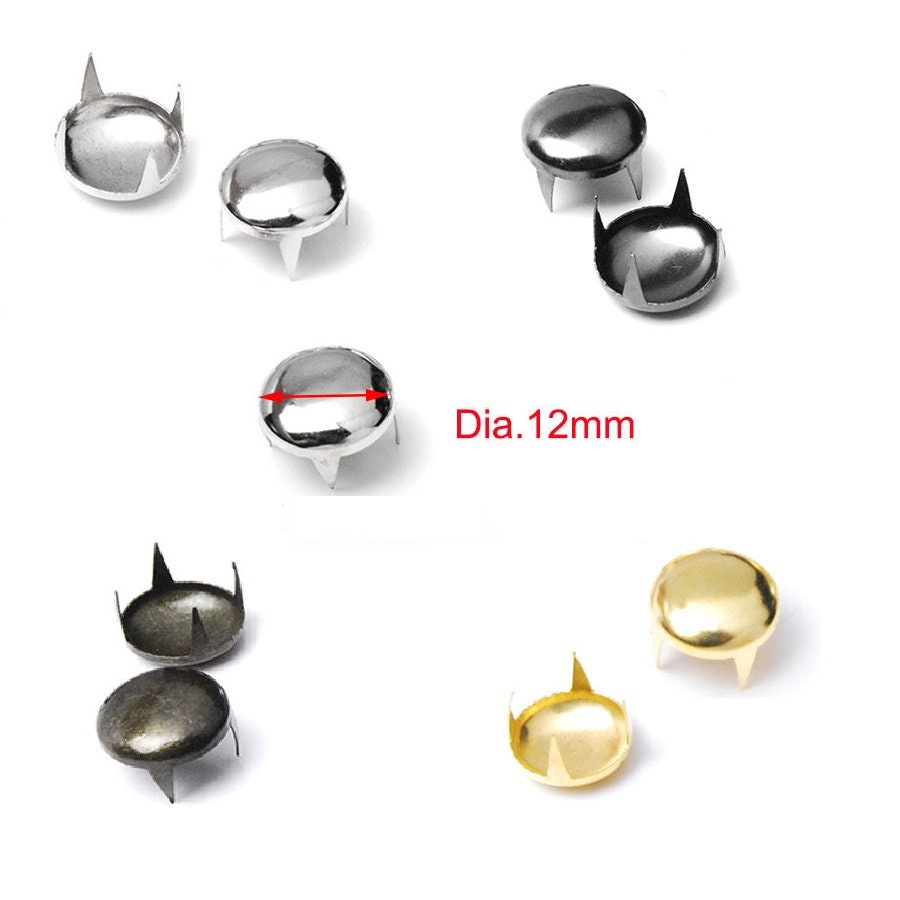 Wholesale Round Domed Studs Nail Head Spike Size 3/5/6/8/9/10/12/15/20 ...
