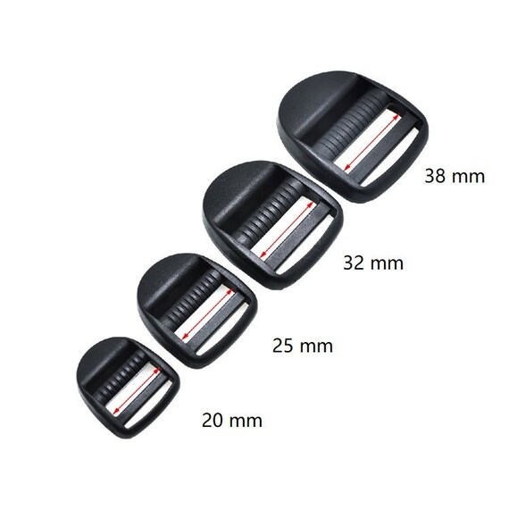 Wholesale Ladder Lock Slider Plastic Buckles for Webbing Size | Etsy