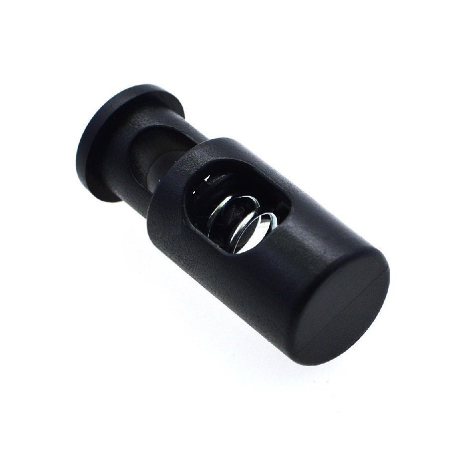 Wholesale Cord Lock With Spring / Black Plastic Cord Stoppers ...