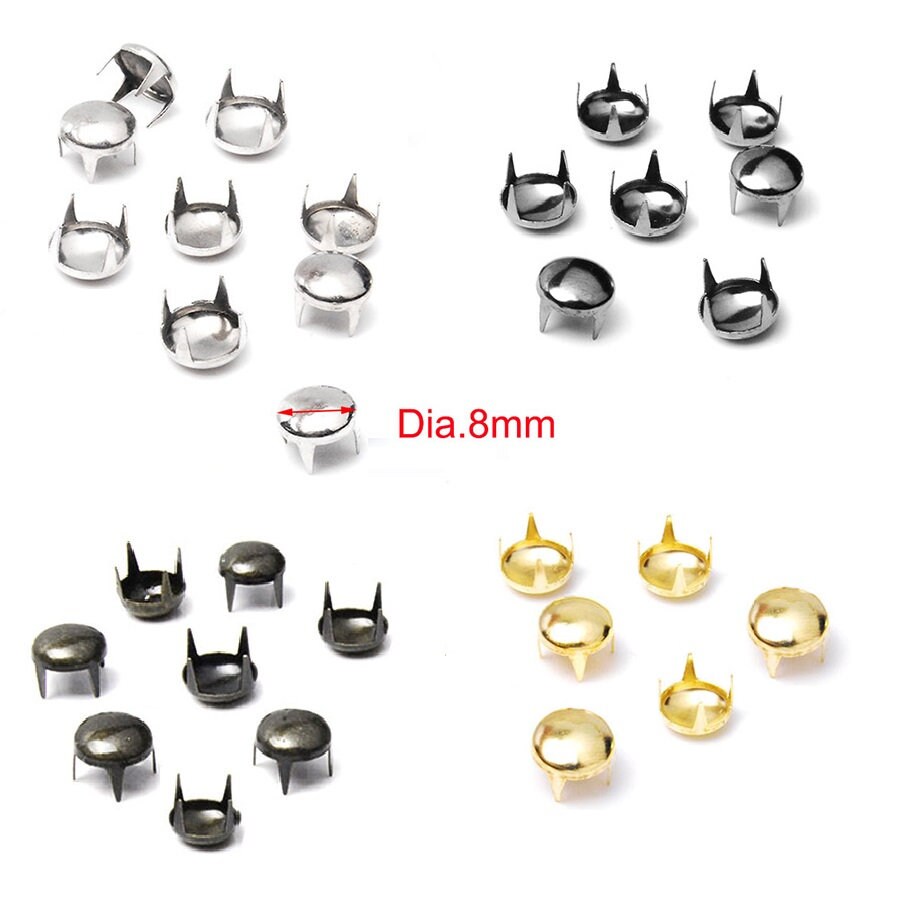 Wholesale Round Domed Studs Nail Head Spike Size 3/5/6/8/9/10/12/15/20 ...