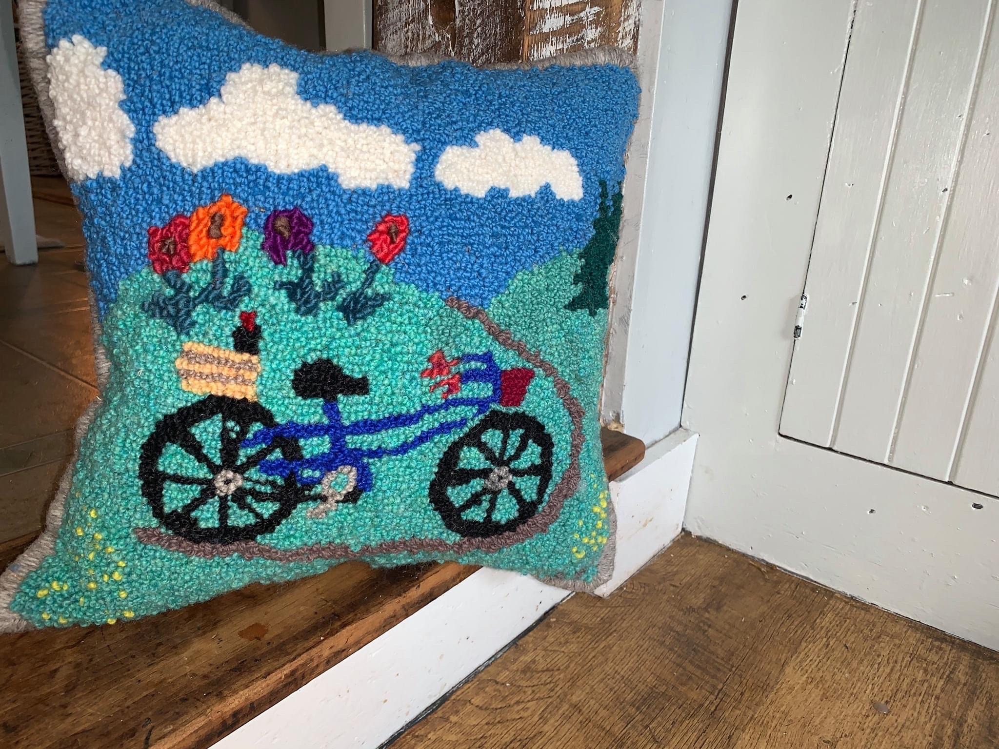 Custom Rug Hooked Pillows - Etsy