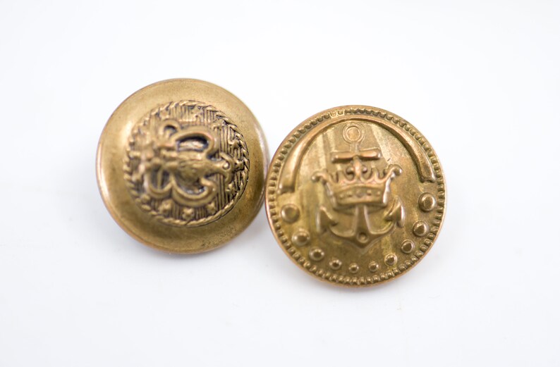 Buttons French Vintage Military Army Navy Uniform Surplus Mix - Etsy