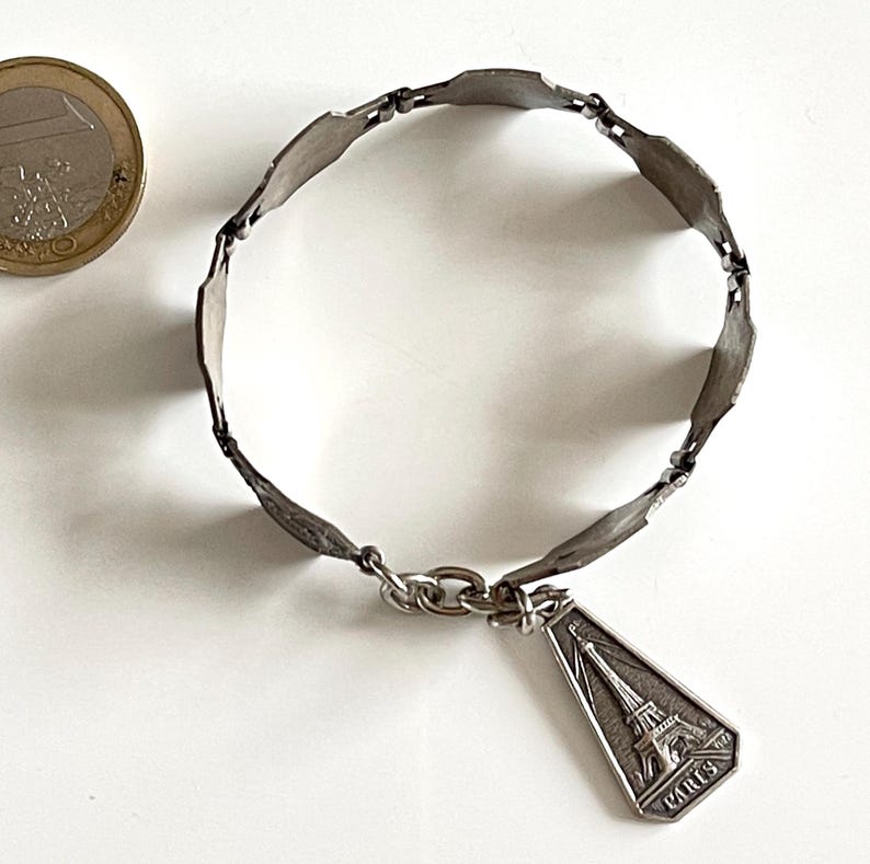 Lovely Paris Souvenir Link Bracelet French Vintage FILIGRANE DEPOSE ...