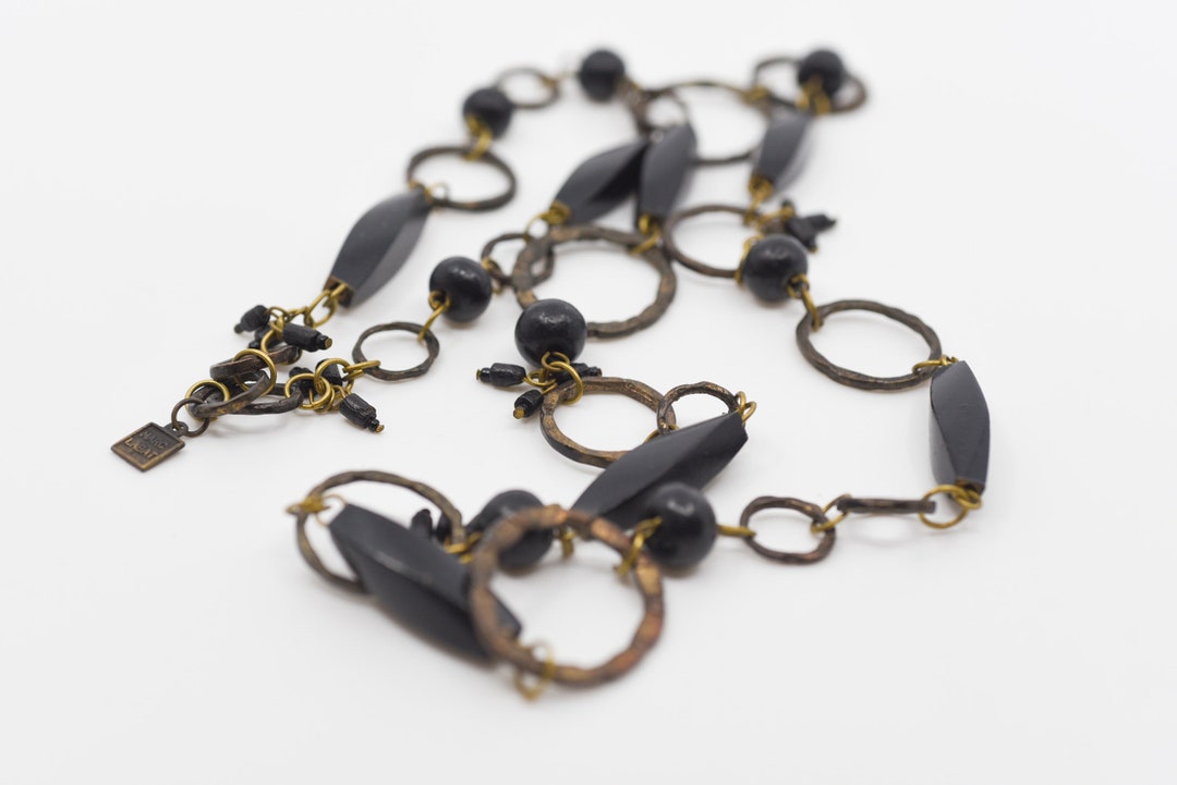 Collier Marc Labat vintage designer bijoux fantaisie long - Etsy France