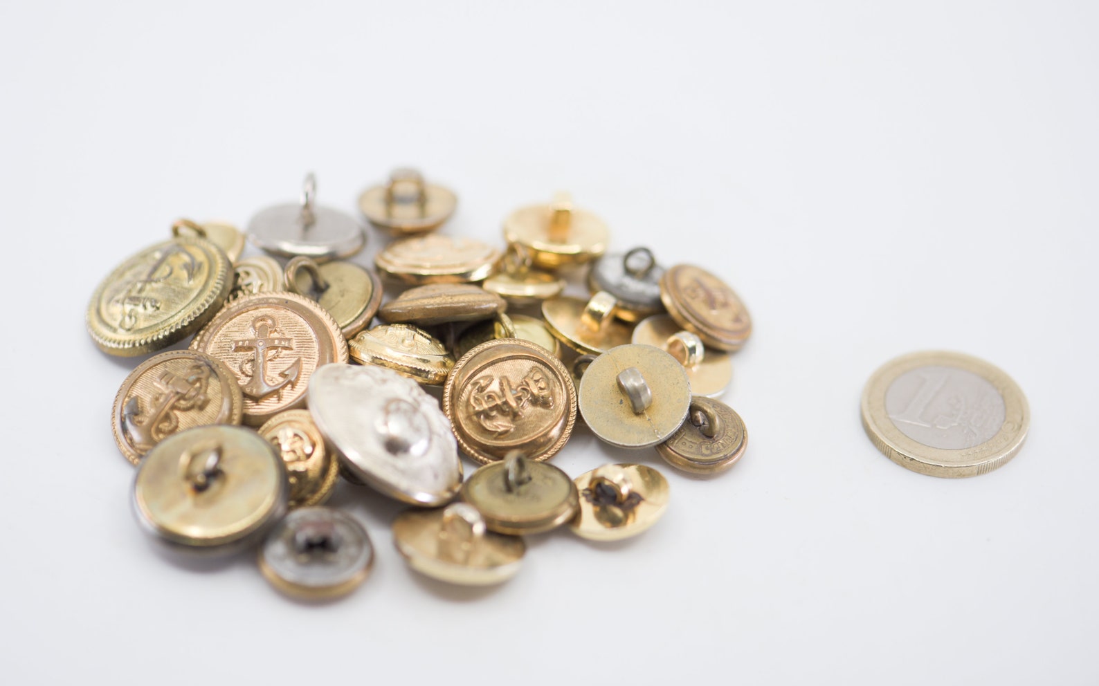 Buttons French Vintage Military Army Navy Uniform Surplus Mix | Etsy