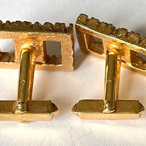 Cuff Links Cufflinks French Vintage Designer Jewellery P BALMAIN ...