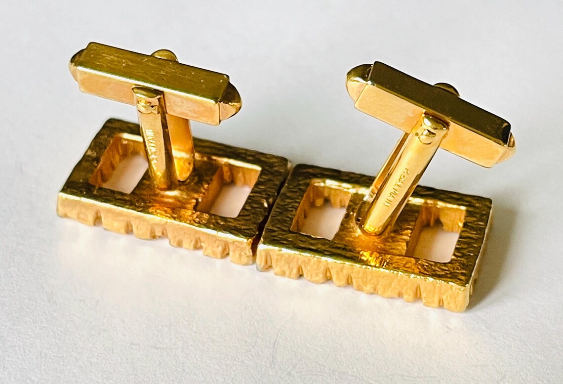 Cuff Links Cufflinks French Vintage Designer Jewellery P BALMAIN ...