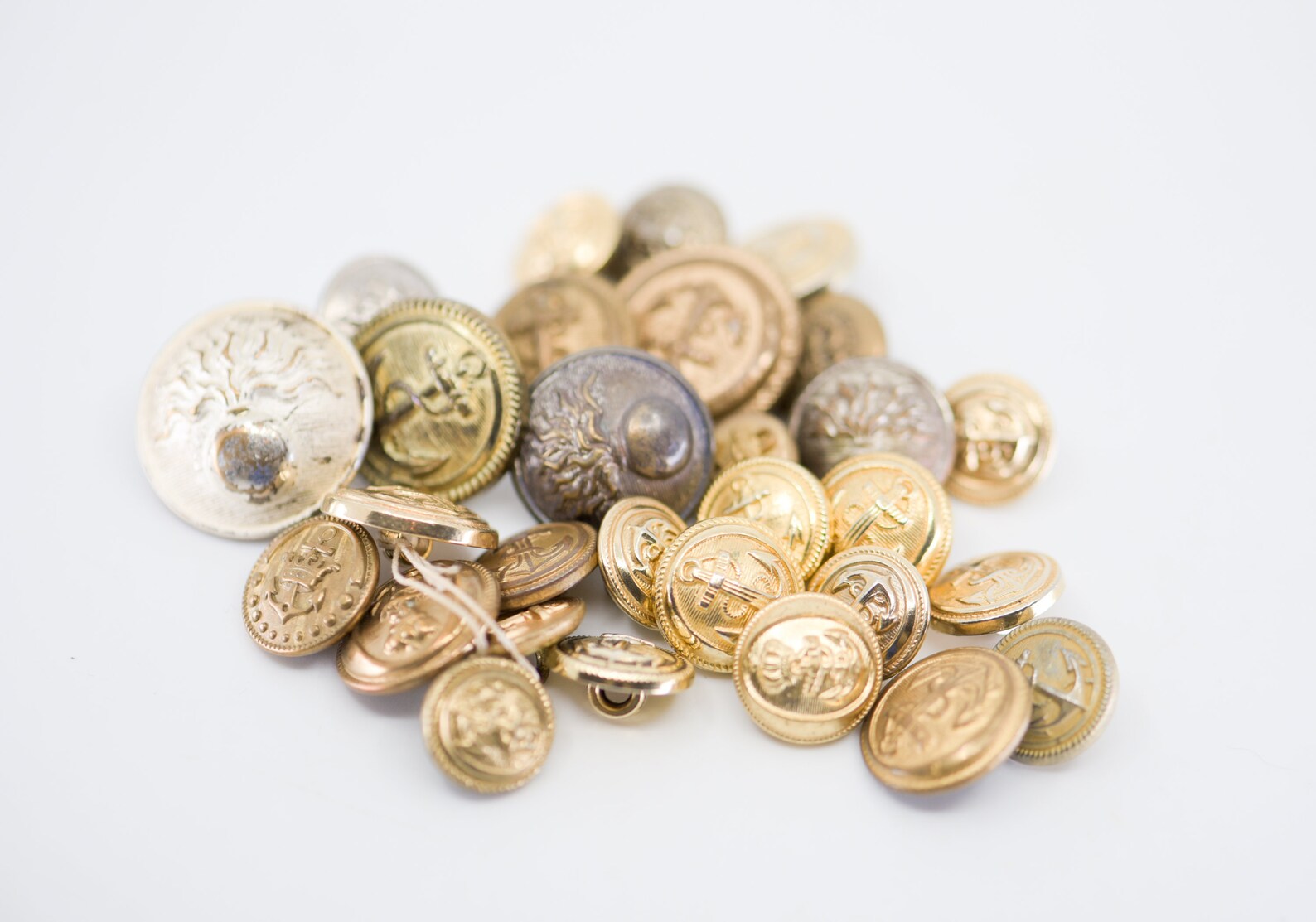 Buttons French Vintage Military Army Navy Uniform Surplus Mix - Etsy