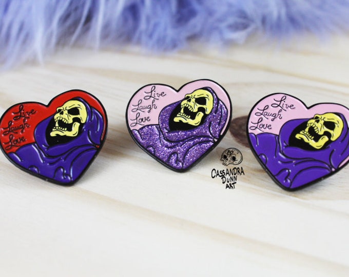 Skeletor Inspired Enamel Pin! Original - Etsy