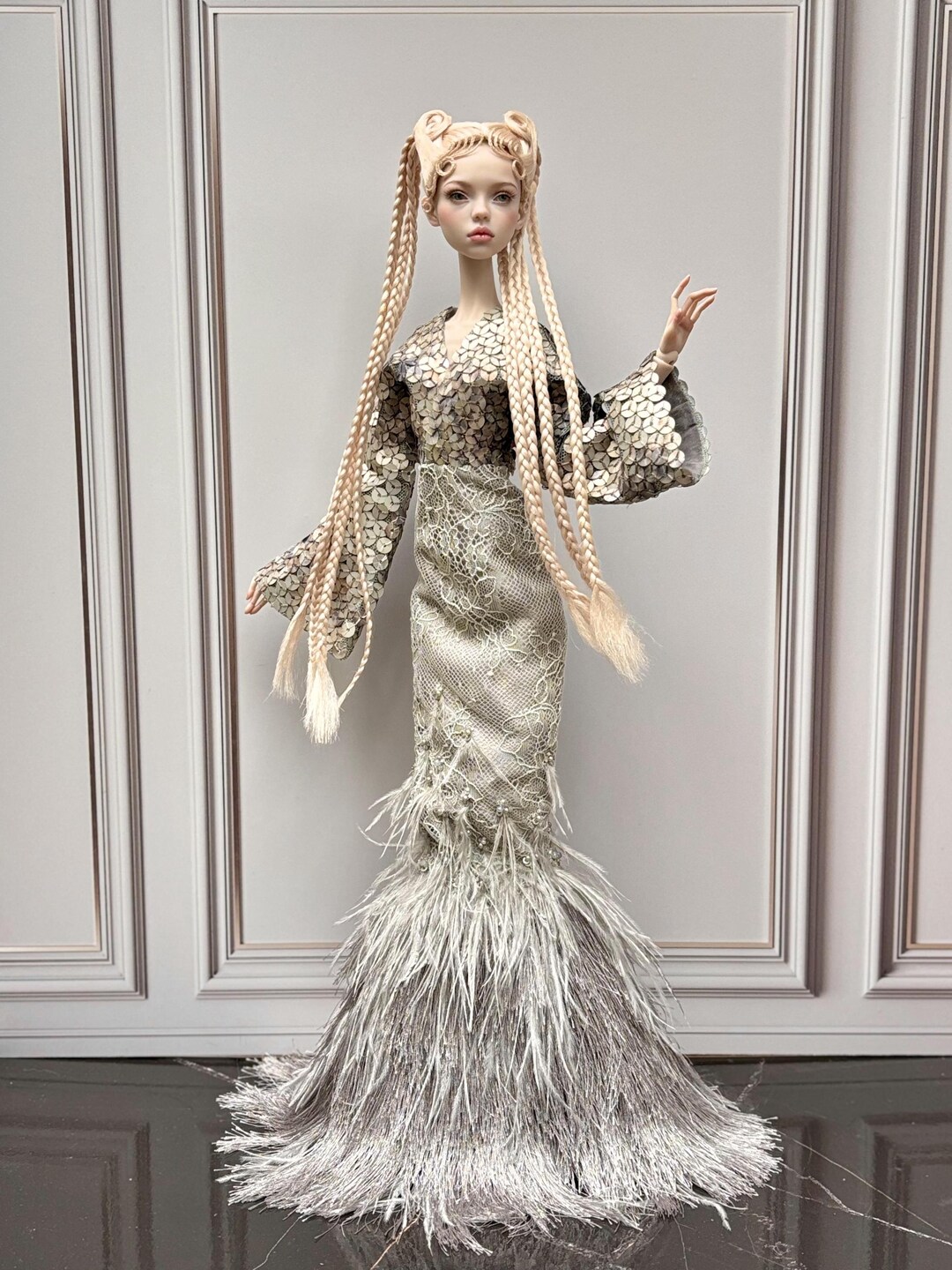 Doll Diorama Dollhouse Background 1/4 1/5 for MSD SD BJD Fashion Dolls ...