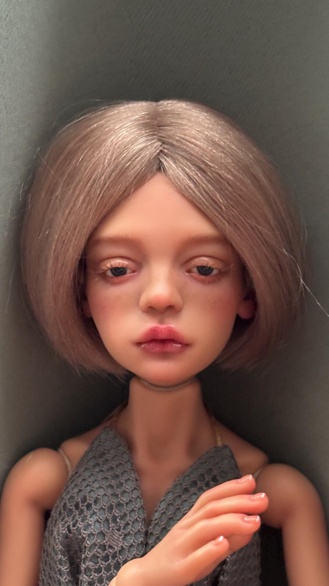 Hand Made 4.7" Wig for Lora Ptichka Doll Popovy Sisters Similar Dolls ...