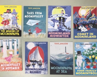 Moomin Postcards Set of 8 From Karto Finland Muumi Troll | Etsy