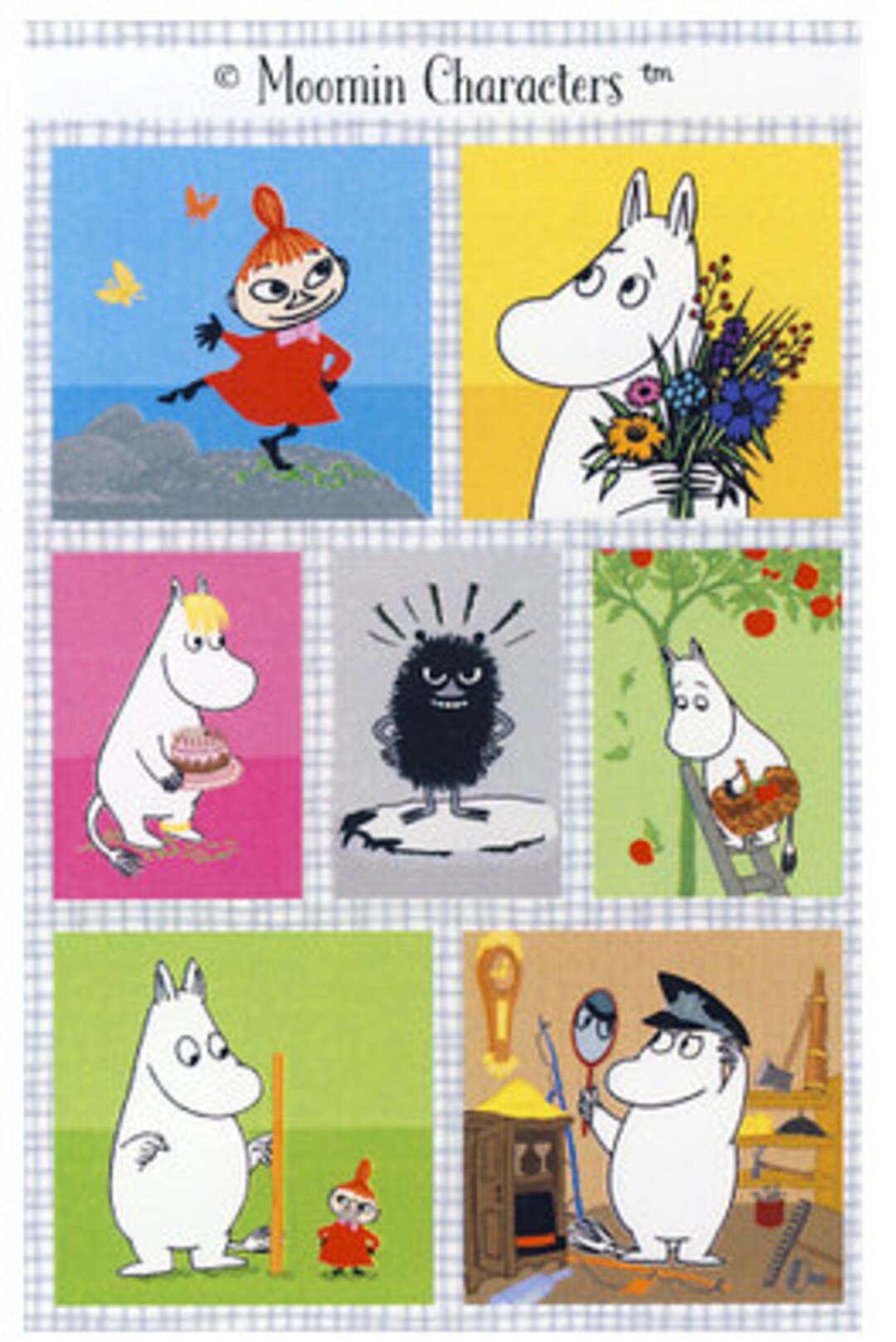 Moomin Colorful Stickers for Crafts, 3 Sheets, From Finland - Etsy