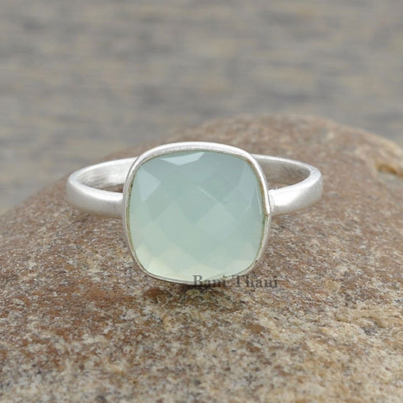 Chalcedony Ring - Etsy