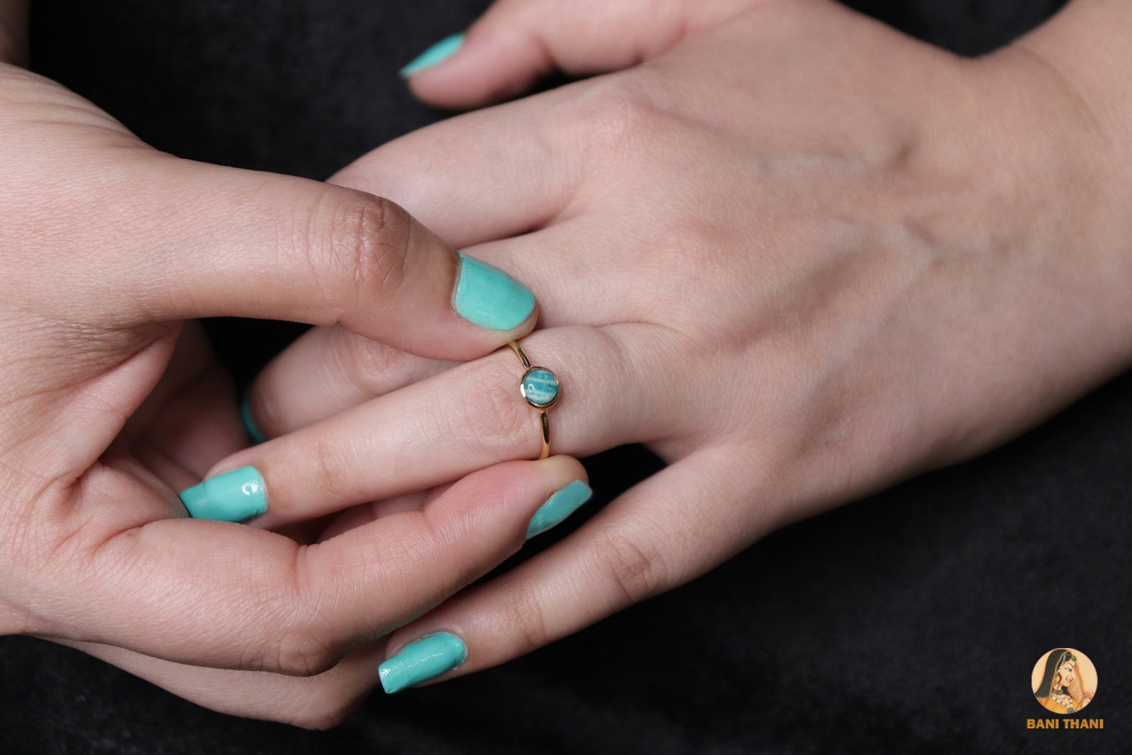 Amazonite Ring Sterling Silver Gold Plated Jewelry - Etsy