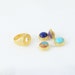 Interchangeable Gemstone Ring - 12mm Round Gemstone Ring - Four Stone ...