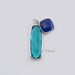 Teal Quartz Long Rounded Rectangle 11x30mm, Lapis Square 12mm Gemstone ...