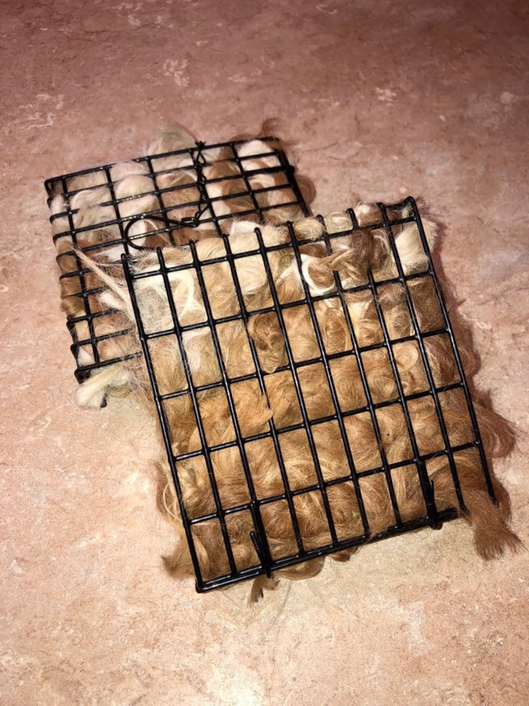 Alpaca Fiber Bird Nesting Feeders- Set of 3 - Etsy