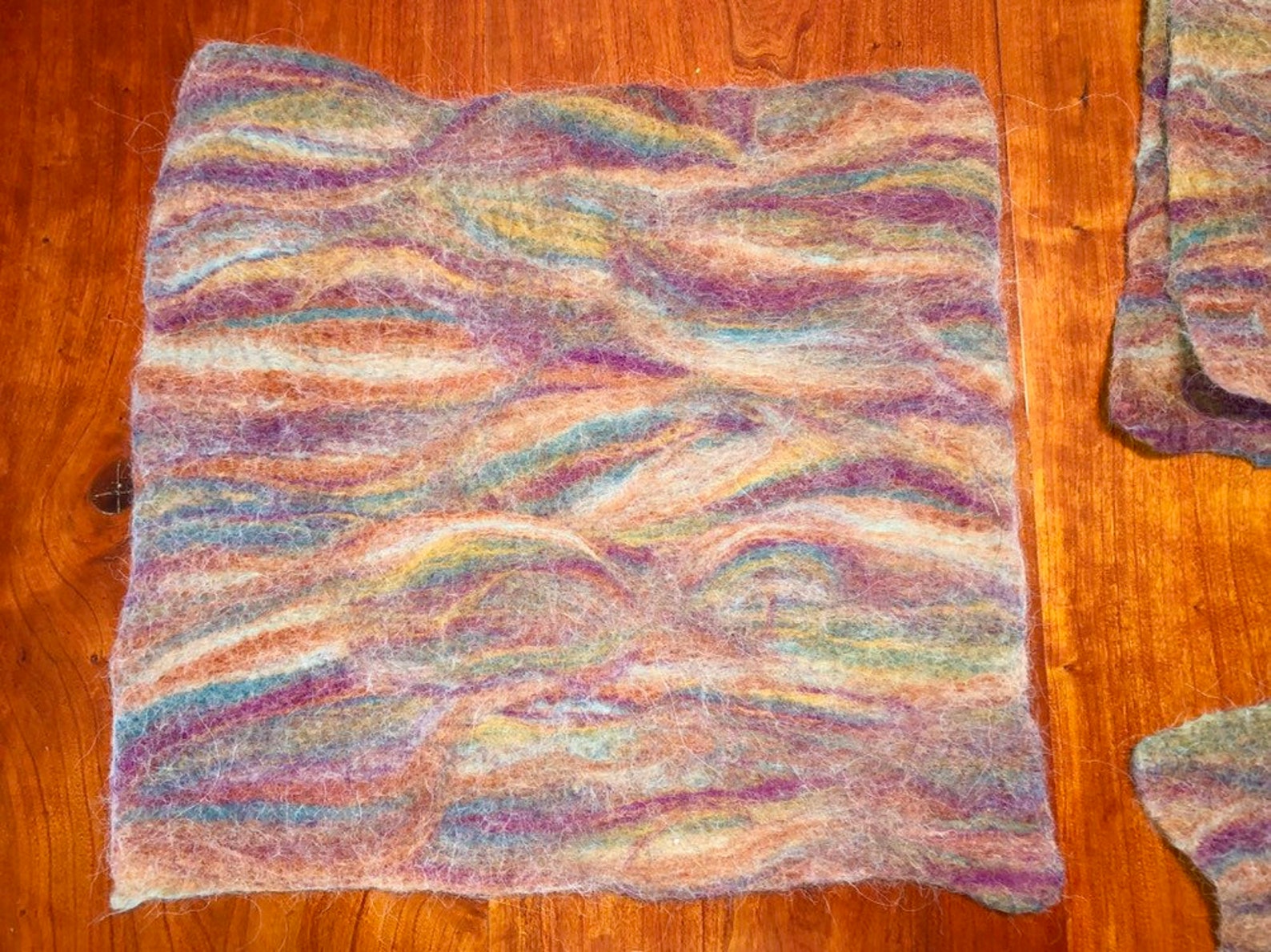 Felted Placemats- Set of 4 - Etsy