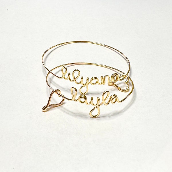 Wire Name Jewelry - Etsy