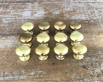 Small Brass Knobs - Etsy