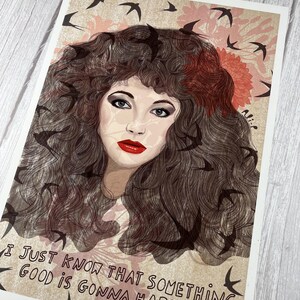 Kate Bush, Wall Art, Quality Giclee Print, Icon, Strong Female Musician ...