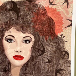 Kate Bush, Wall Art, Quality Giclee Print, Icon, Strong Female Musician ...