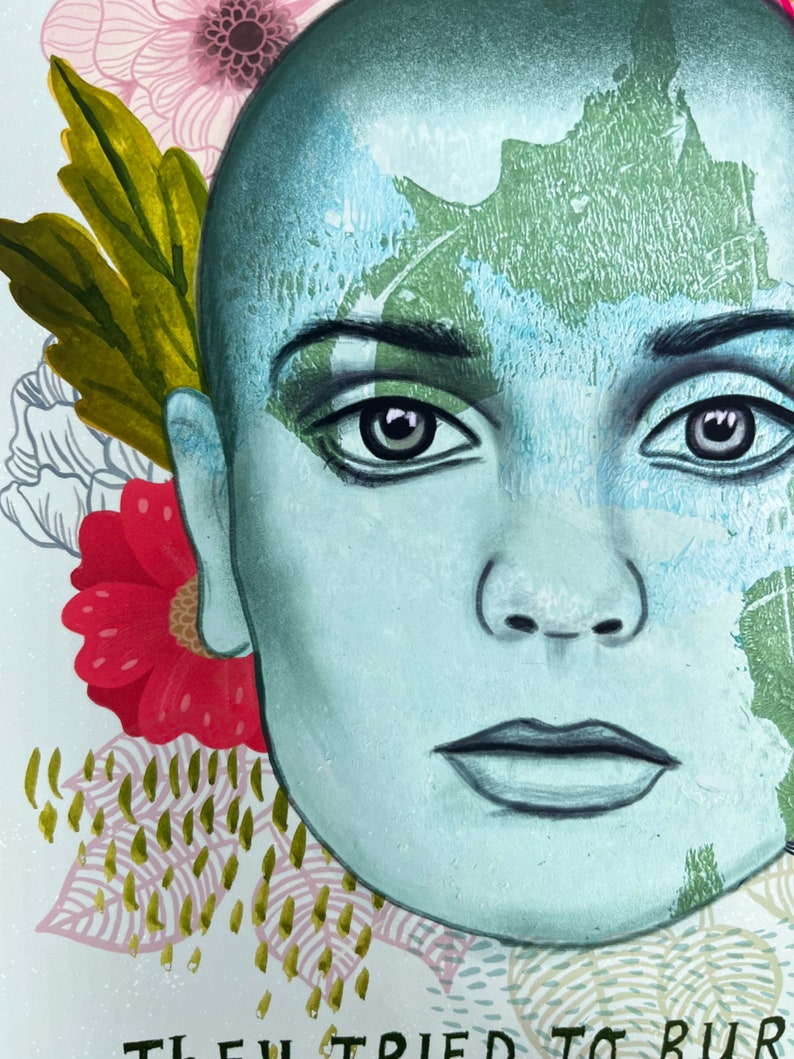 Sinéad O’connor, Wall Art, Quality Giclee Print, Strong Female, Irish ...