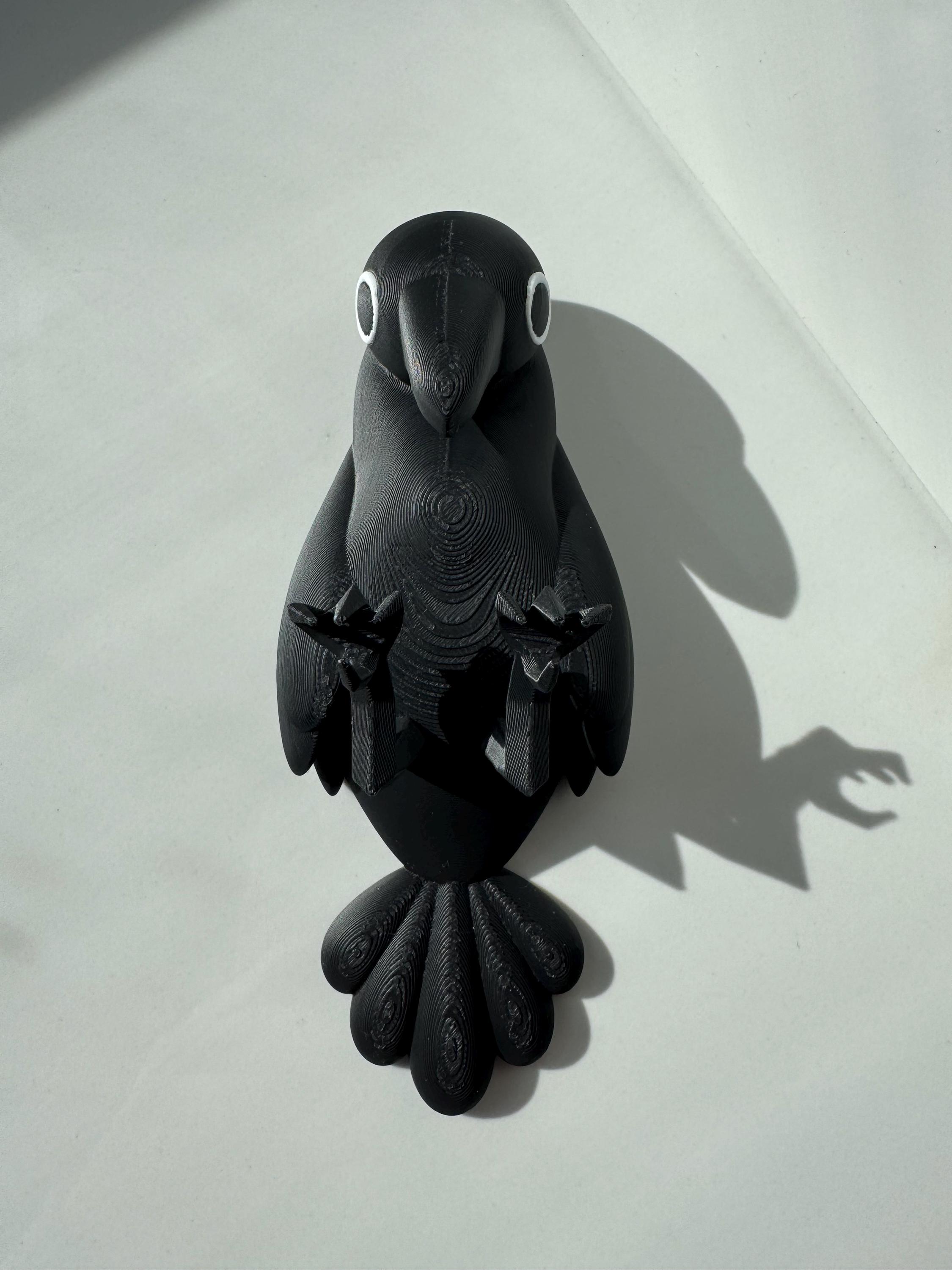 Cute 3D Printed Crow Cable Desk Organizer - Etsy