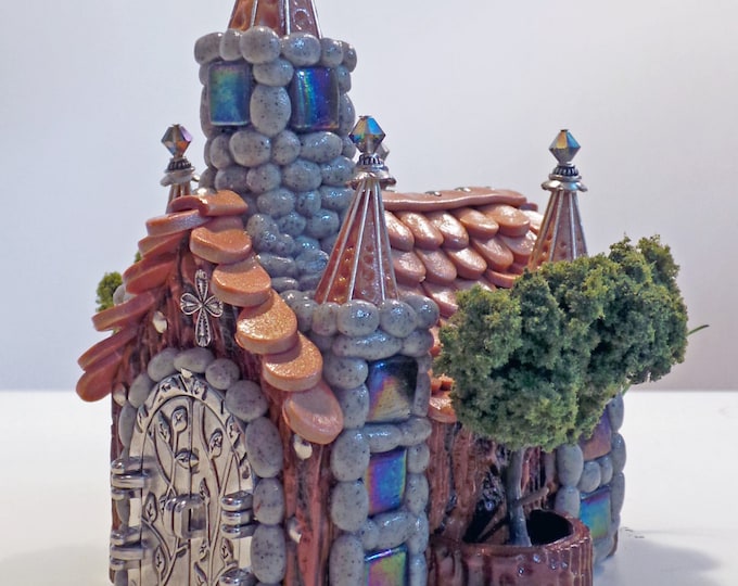 Fairy Church: 5 Steeple Church With Copper Roof - Etsy