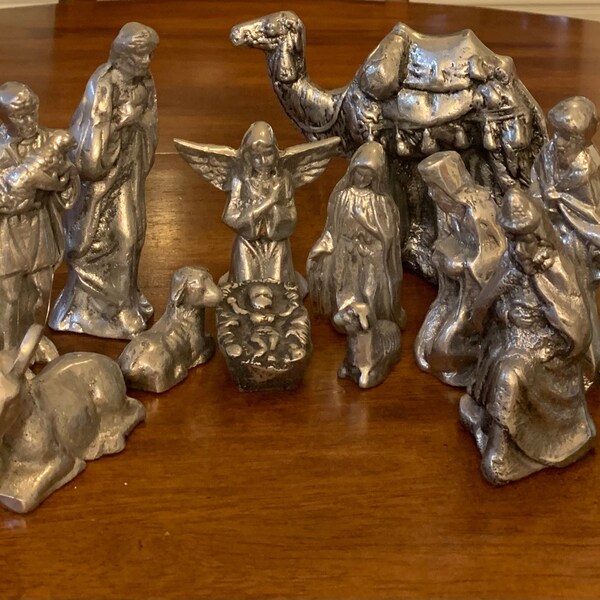 Metal Nativity - Etsy