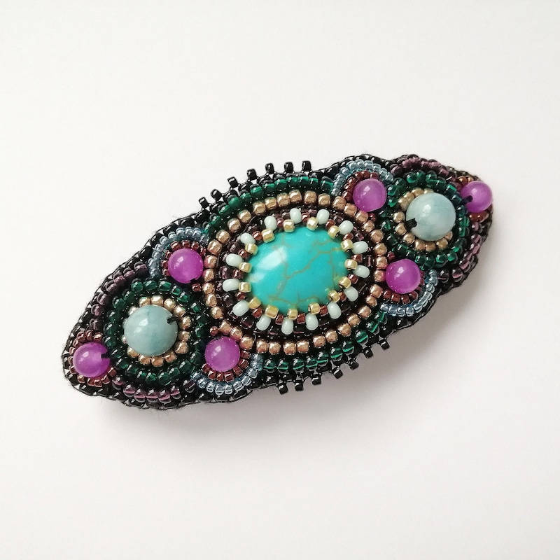 Beaded Barrette Patterns - Etsy