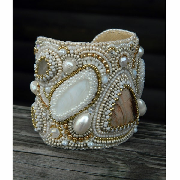 Pearl Cuff Bracelet - Etsy