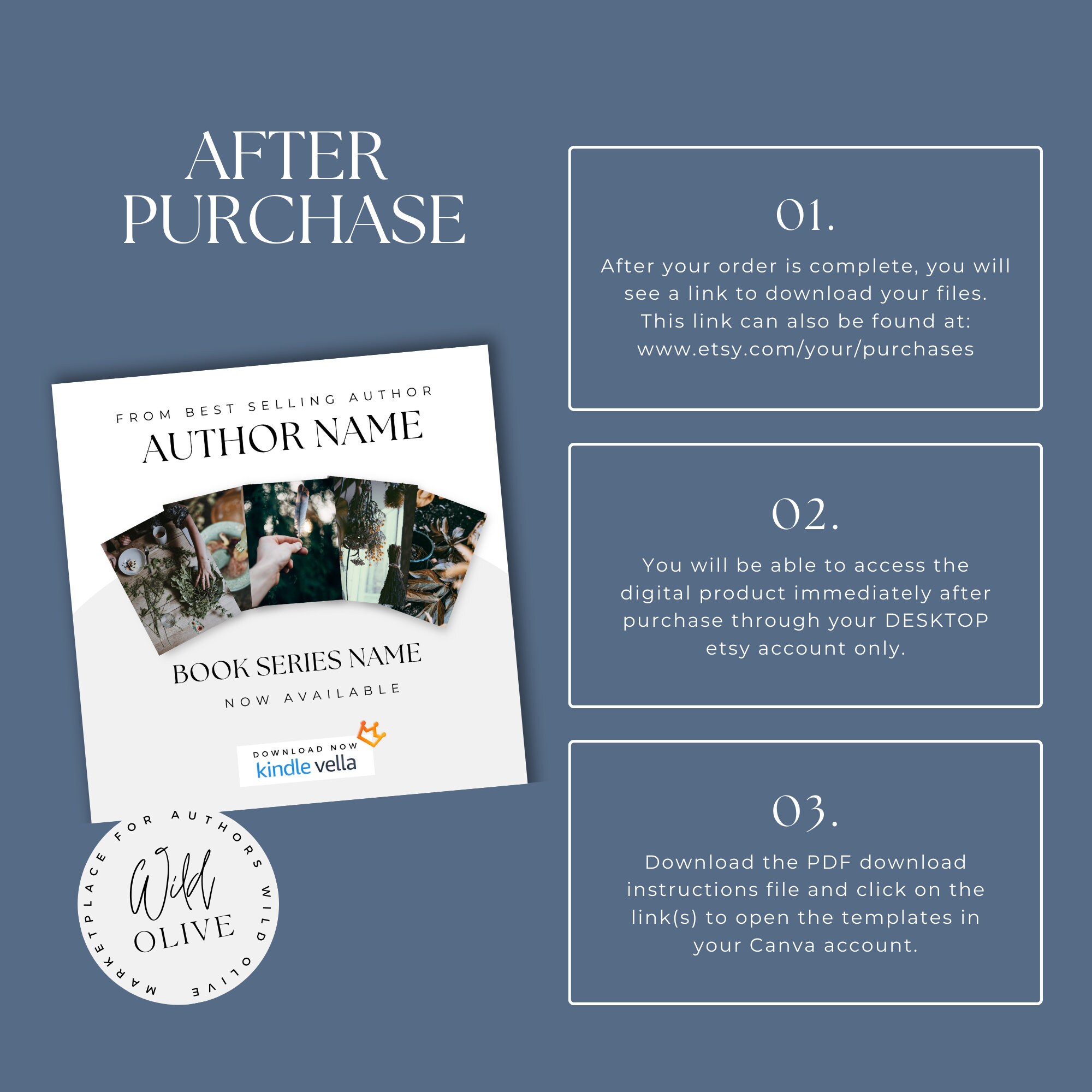 Kindle Vella Author Canva Templates: Social Media Promotion - Etsy
