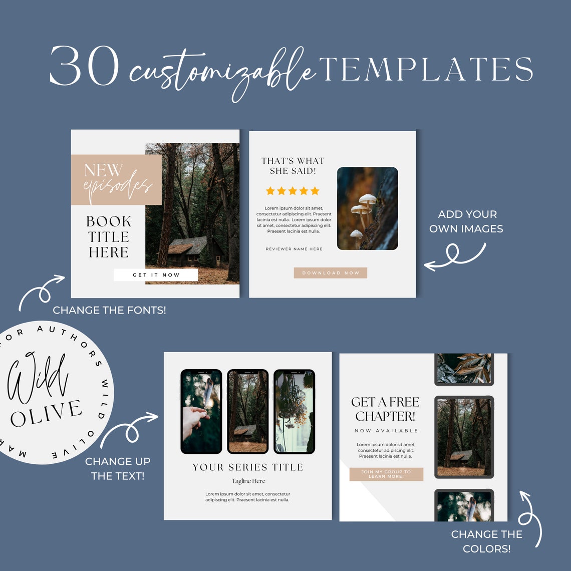 Kindle Vella Author Canva Templates: Social Media Promotion - Etsy