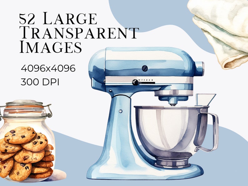 Watercolor Farmhouse Kitchen Clipart - Kitchen Decor | Country Clip Art ...