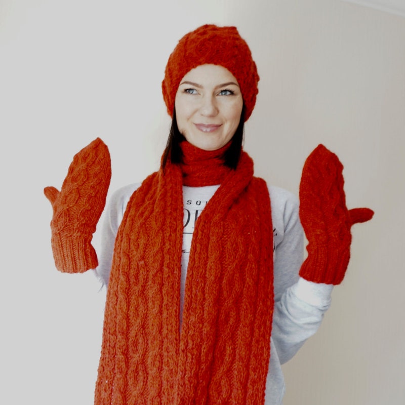 Hat Scarf Mittens - Etsy