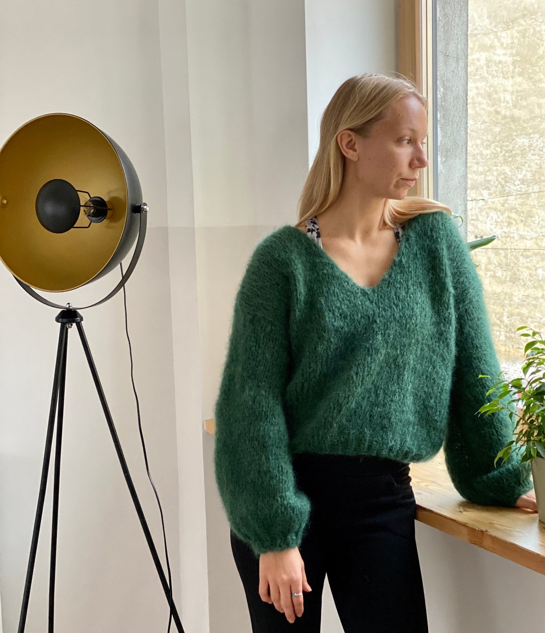 Made to Order/ Fluffy Ultra Soft Kid Mohair Pullover/cropped Pullover ...