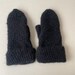 Organic Dog's Wool and Alpaca Mittens/ Handspun Dogs Wool Chunky Knit ...