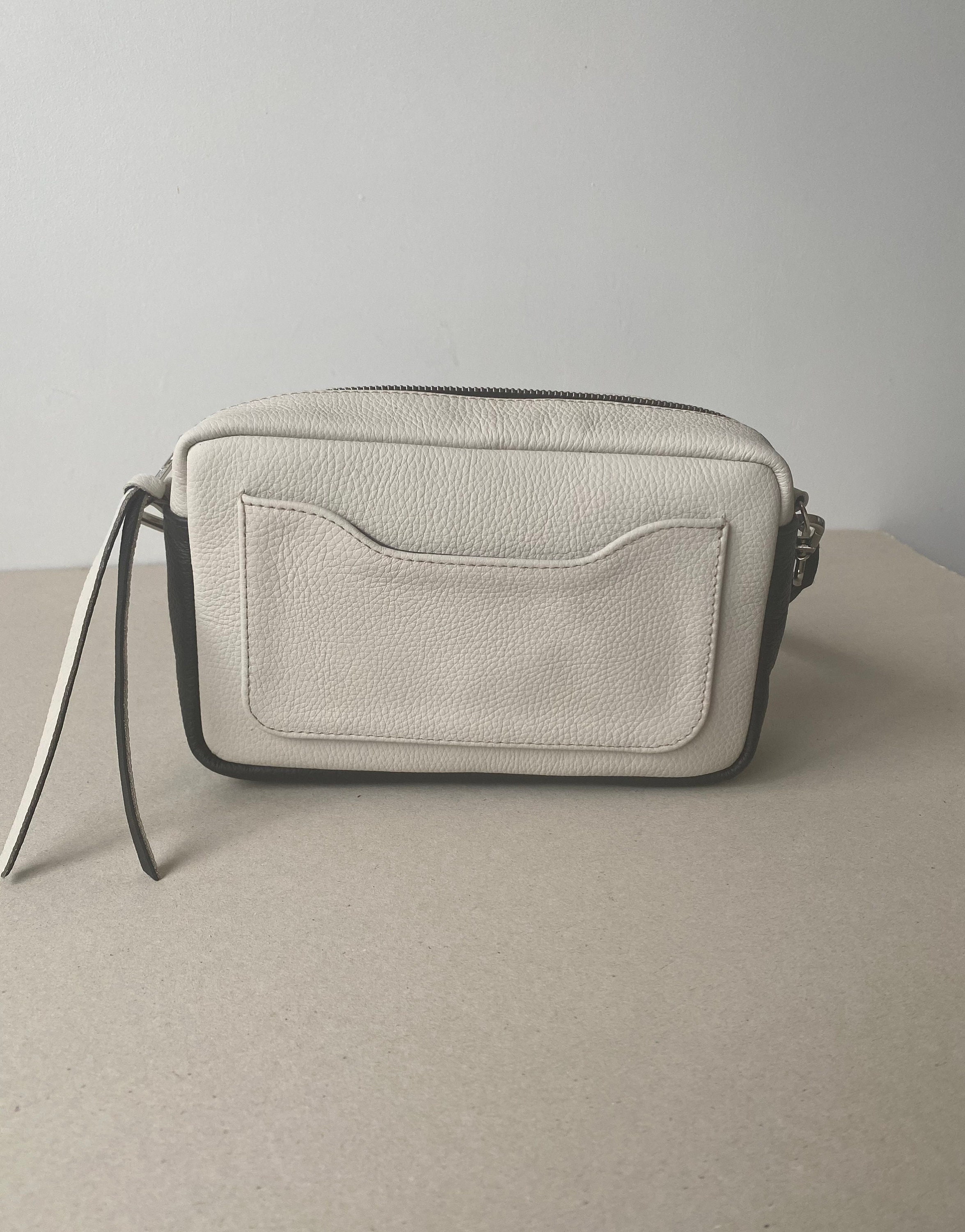 Light Grey Leather Crossbody Bag / Camera Bag/ Textured - Etsy UK