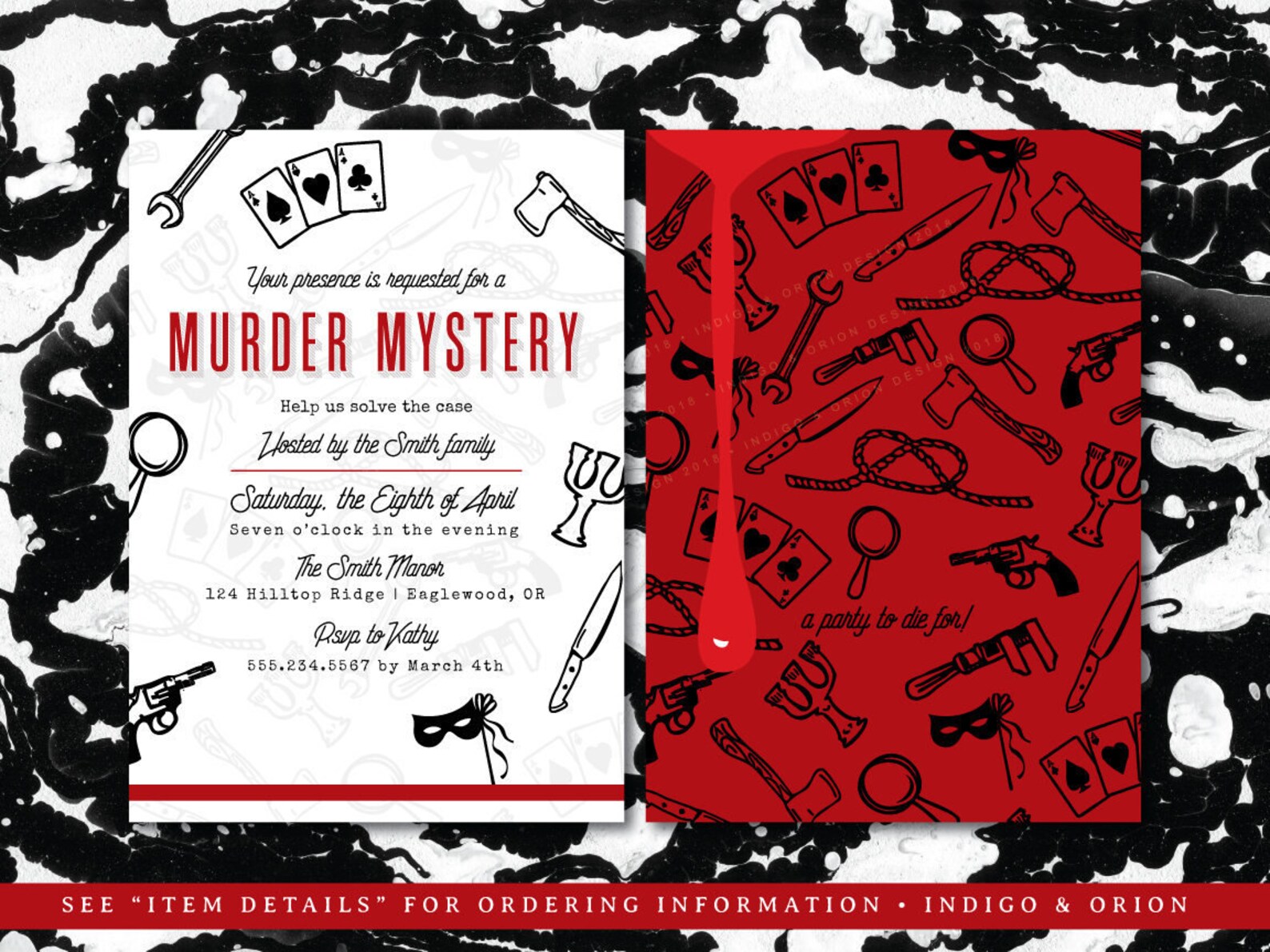 Murder mystery party invitation mystery dinner party | Etsy Murder mystery party invitation mystery dinner party | Etsy