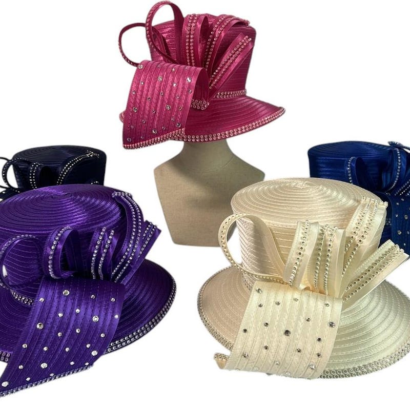 Yellow Ladies Church Hats - Etsy