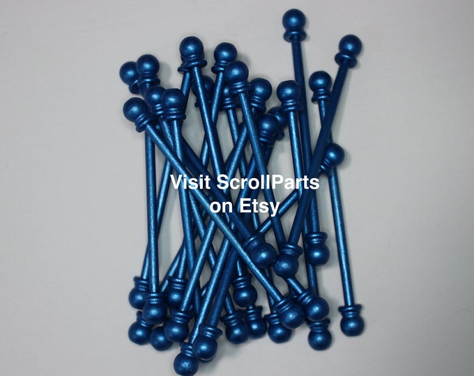 Royal Blue DIY Mini Scroll Invitation Rods - Etsy