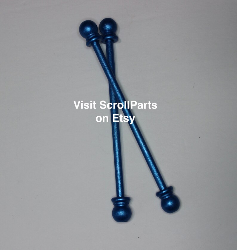 Royal Blue DIY Mini Scroll Invitation Rods - Etsy
